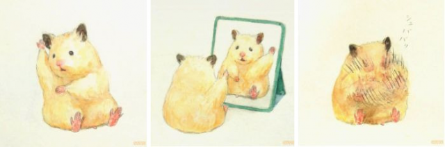 A Japanese Artist Depicts The Daily Life Of His Hamster, And It’s Adorable