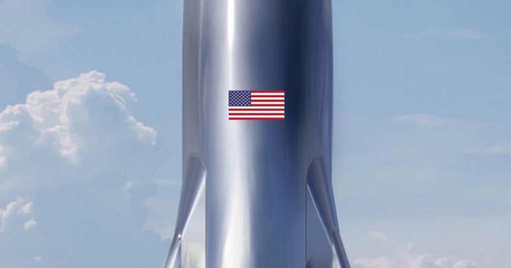 Elon Musk shows off futuristic Sci-Fi design of the SpaceX Starship